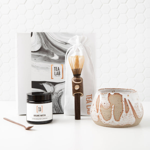 Ceremonial Matcha Gift Set | Handmade Ceramic Bowl, Matcha Whisk, Scoop ...